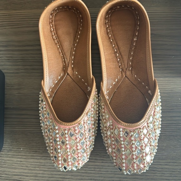 Shoes | Baby Pink Mirror Jutti | Poshmark
